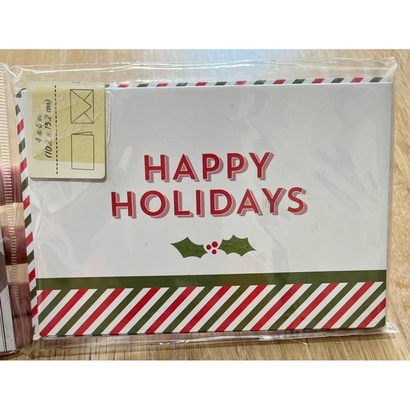 Paper Source | Holiday | New Paper Source Happy Holidays 8 Card Set ...